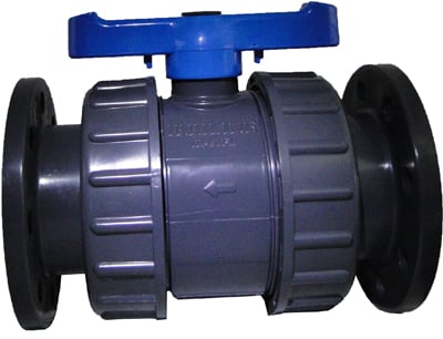Flang Type PVC Ball Valve